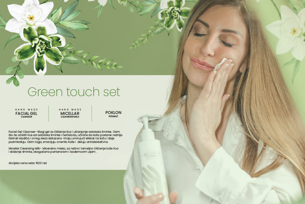 Green touch set - Touch me prirodna kozmetika
